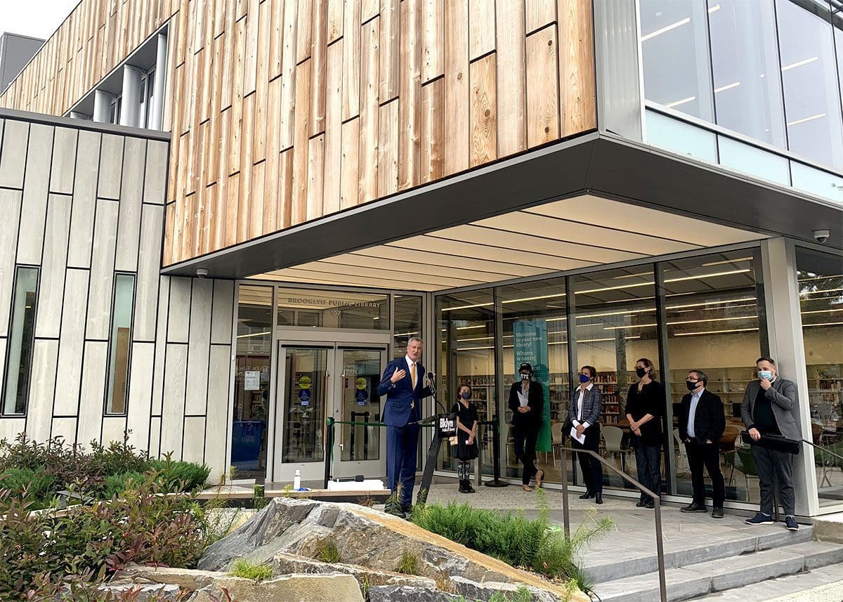 Greenpoint Library and Environmental Education Center Open to the ...