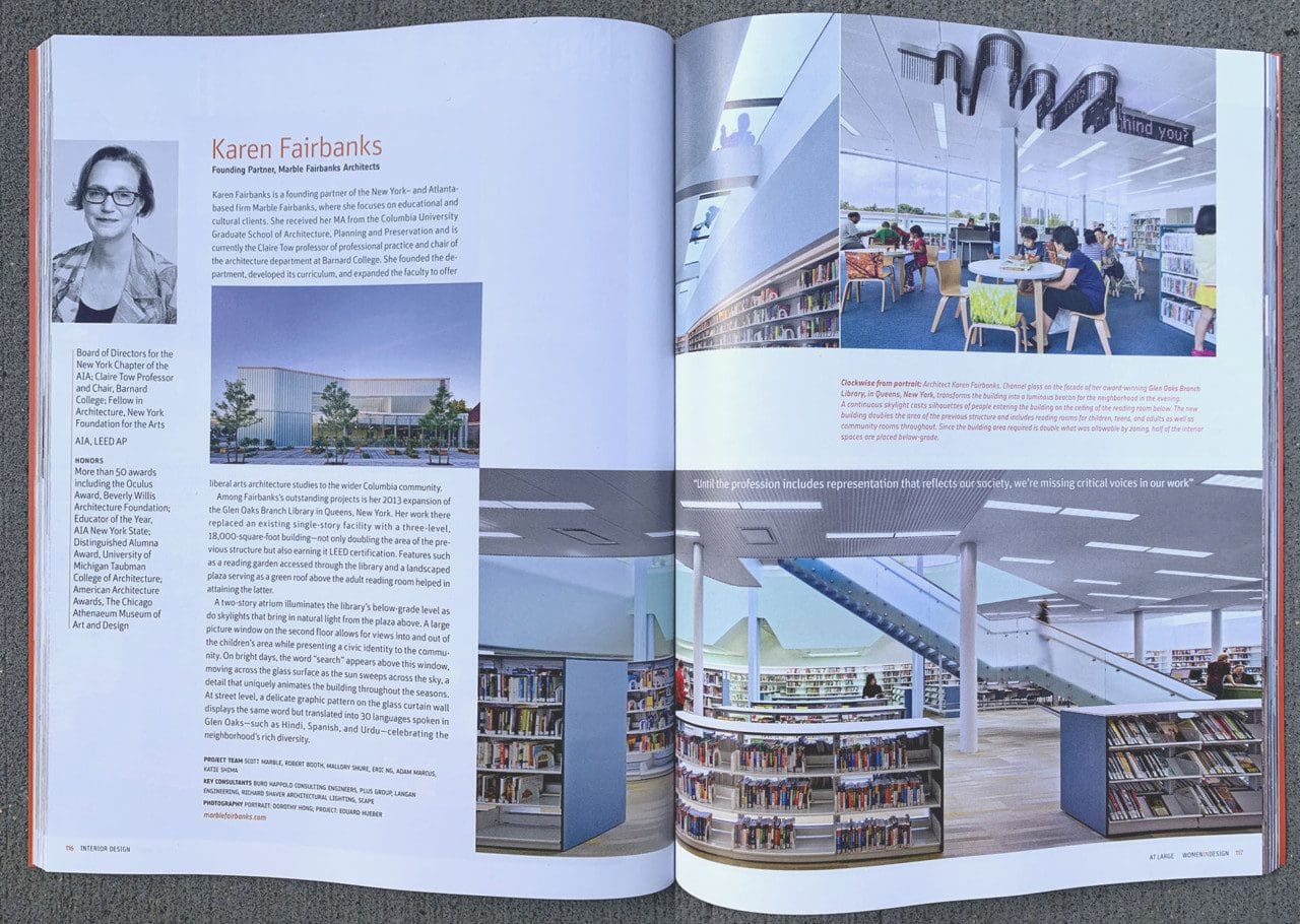 Karen featured in "Women in Design" Interior Design Magazine – marble ...